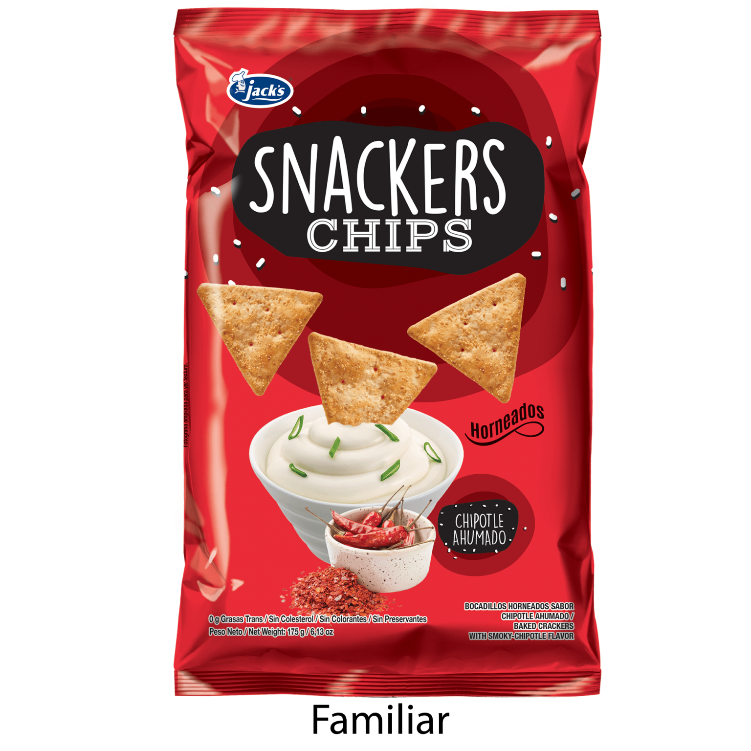 Snackers Chips chipotle | Alimentos Jack´s Costa Rica