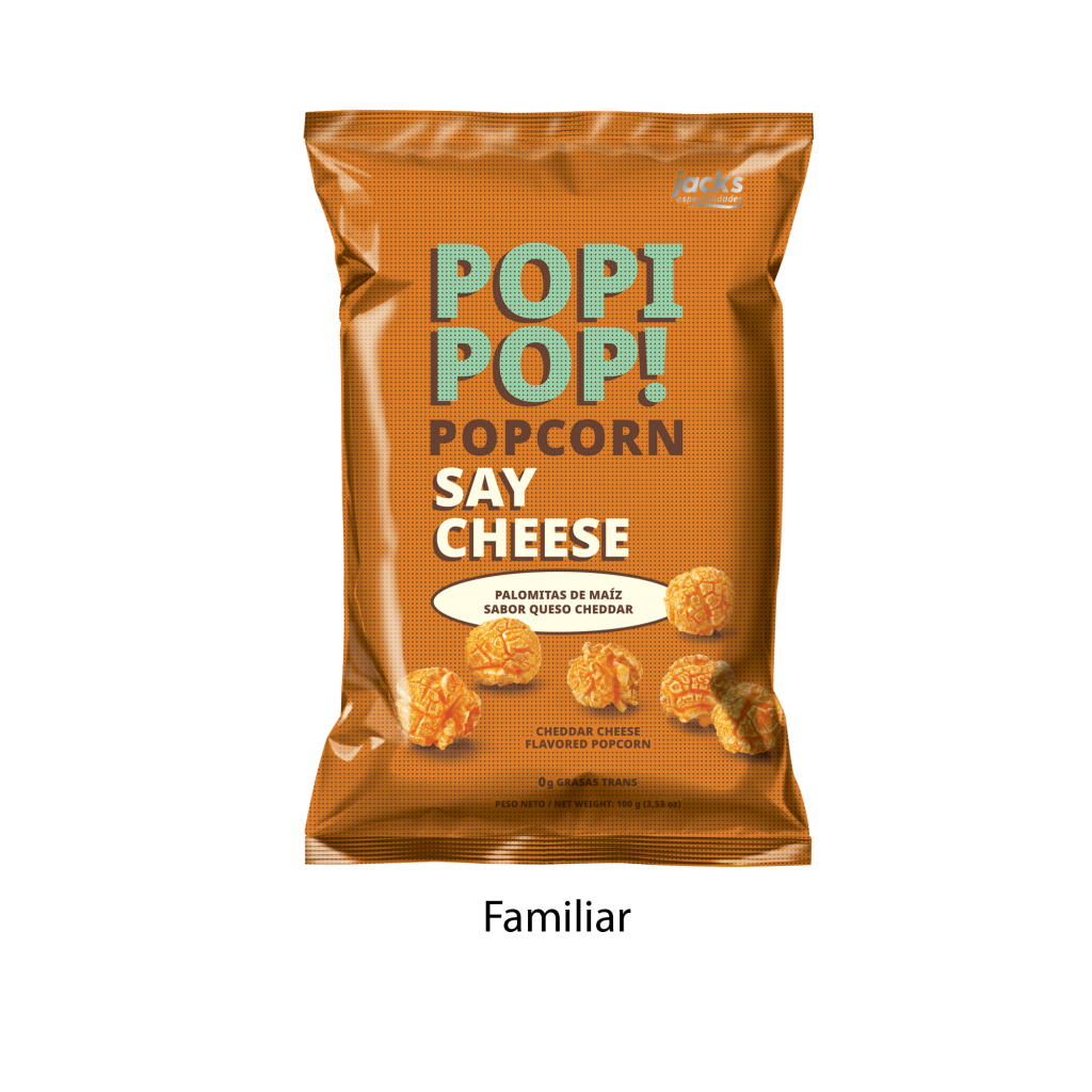 POPI POP QUESO CHEDDAR | Alimentos Jack´s Costa Rica